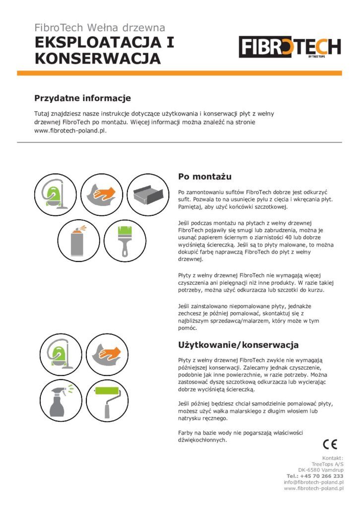 Informacje o produktach - Fibrotech